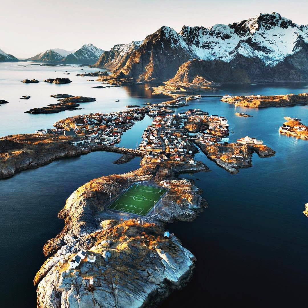 28 Must See Football Pitch Images from Around the World