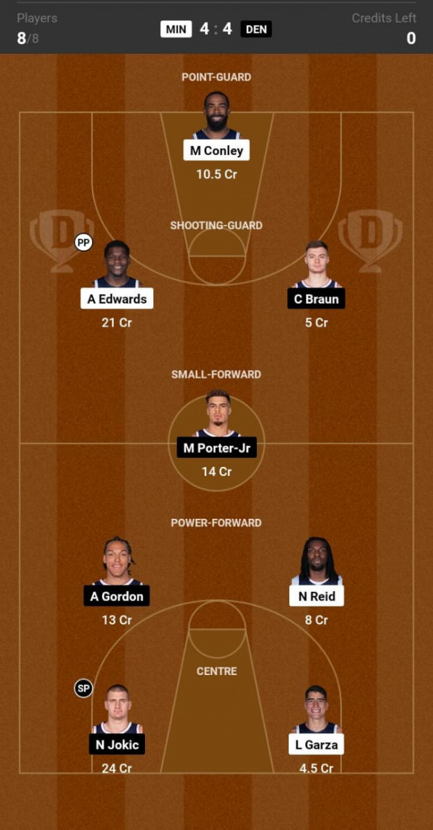 Timberwolves vs Nuggets, MIN vs DEN, Game 3, Semifinals